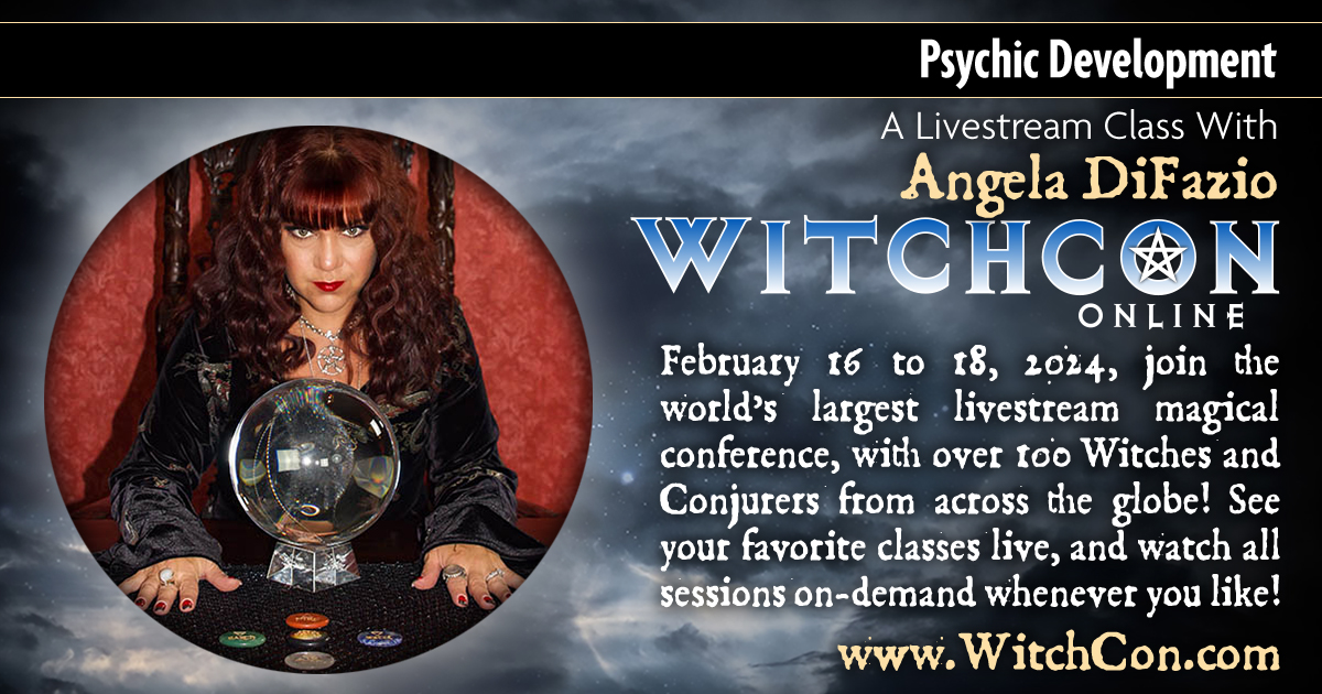 Psychic Development - A WitchCon Online 2024 class with Angela DiFazio