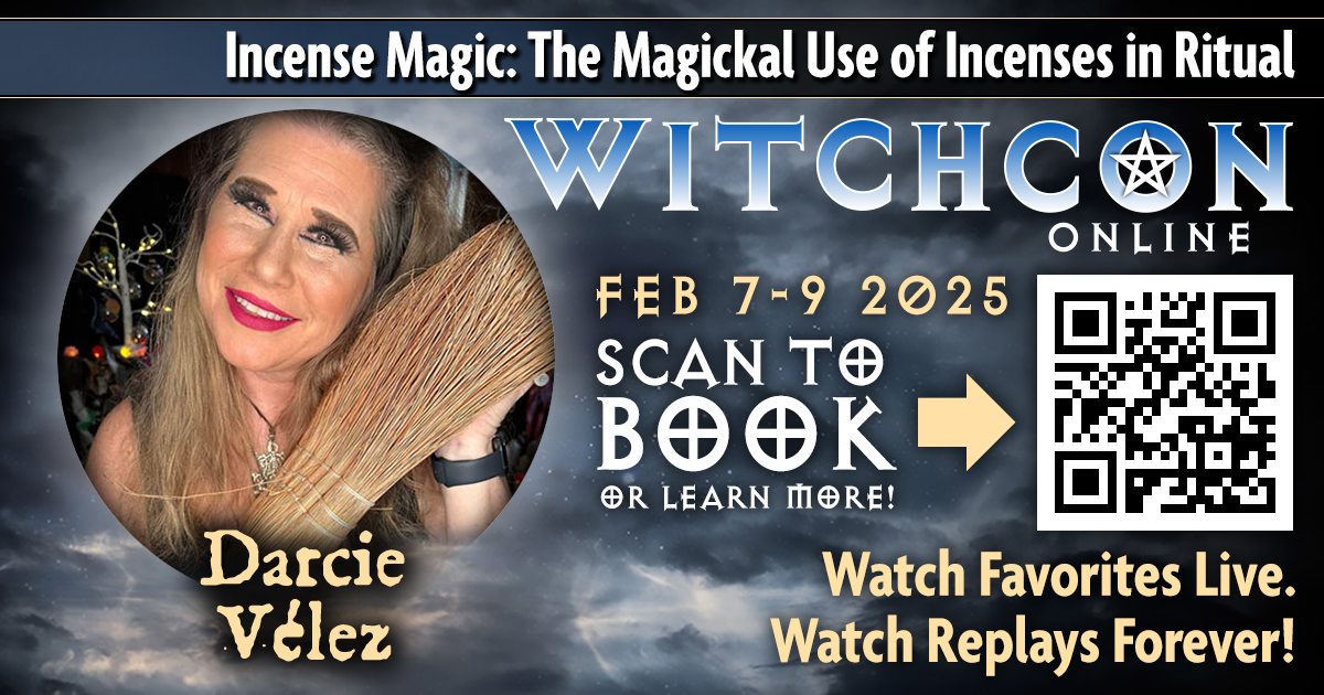 Incense Magic: The Magickal Use of Incenses in Ritual - A WitchCon Online 2025 class with Darcie ...