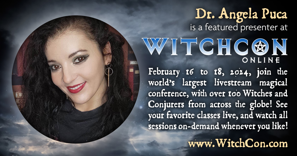 Dr. Angela Puca - A Featured Presenter with WitchCon Online 2024